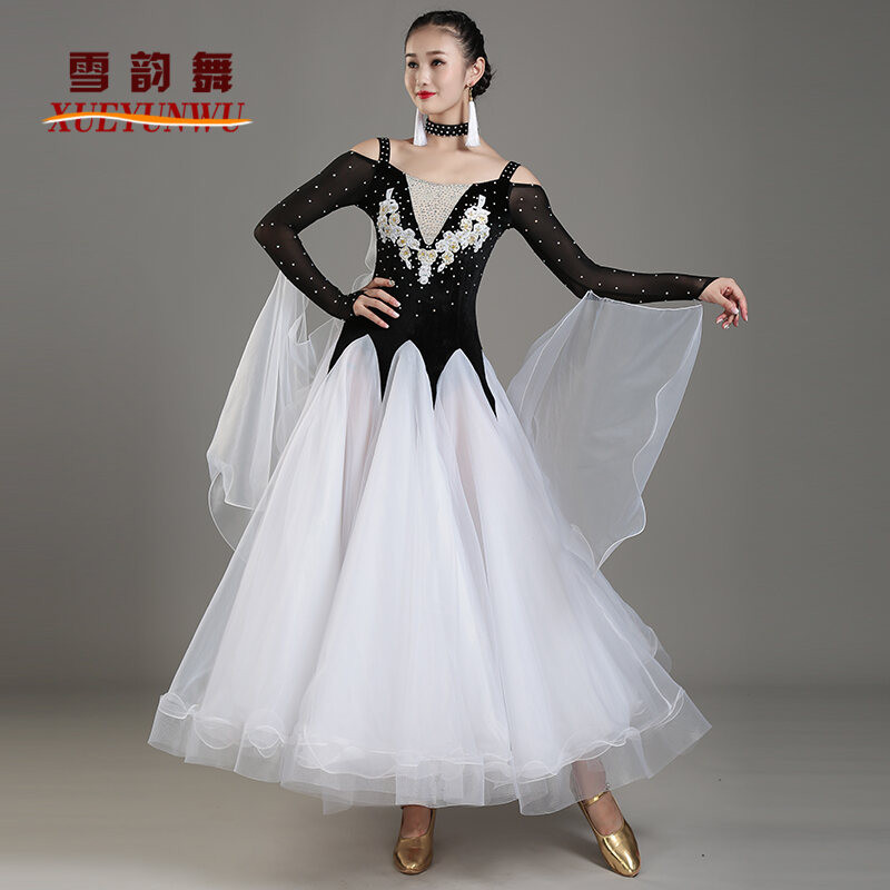 GG+Snow Dance Adult New Modern Dance Dress National Standard Dance ...