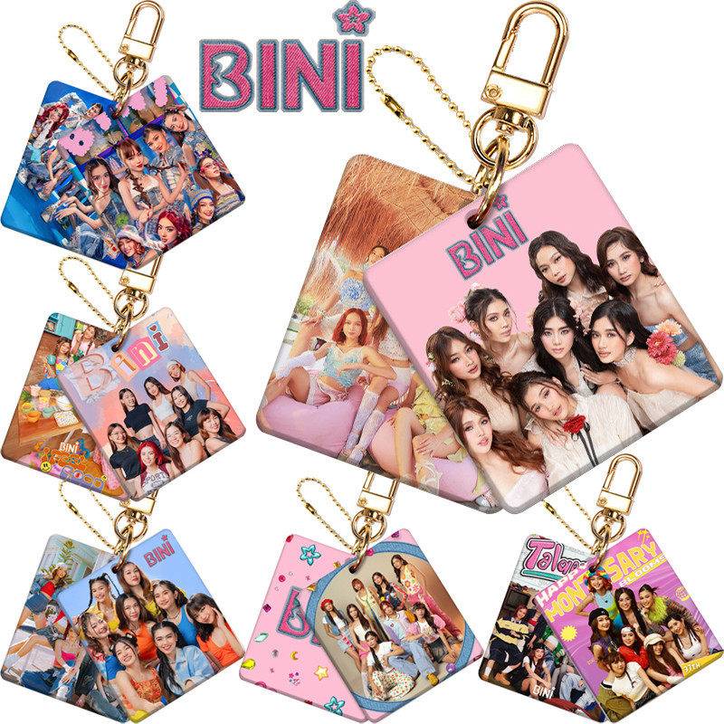 DIY BINI Keychain Acrylic sheets Keychains pendant Idol Collectibles ...