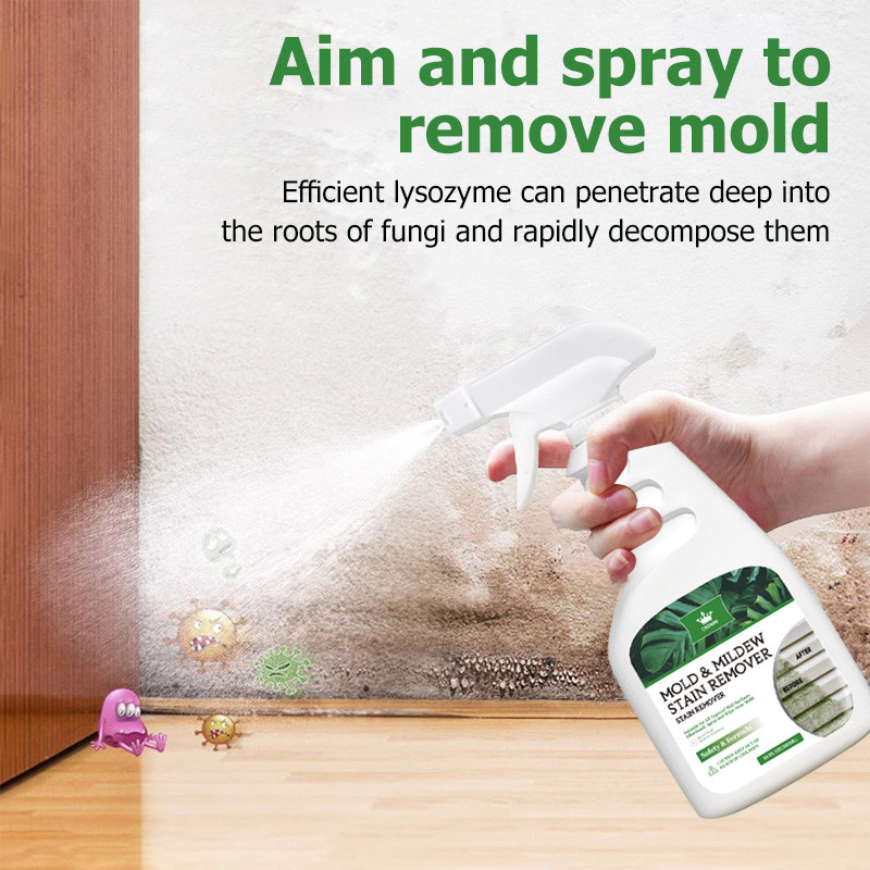 500ML Mold Remover Spray Mold & Mildew Killer Mildew Spot Removal Wall ...