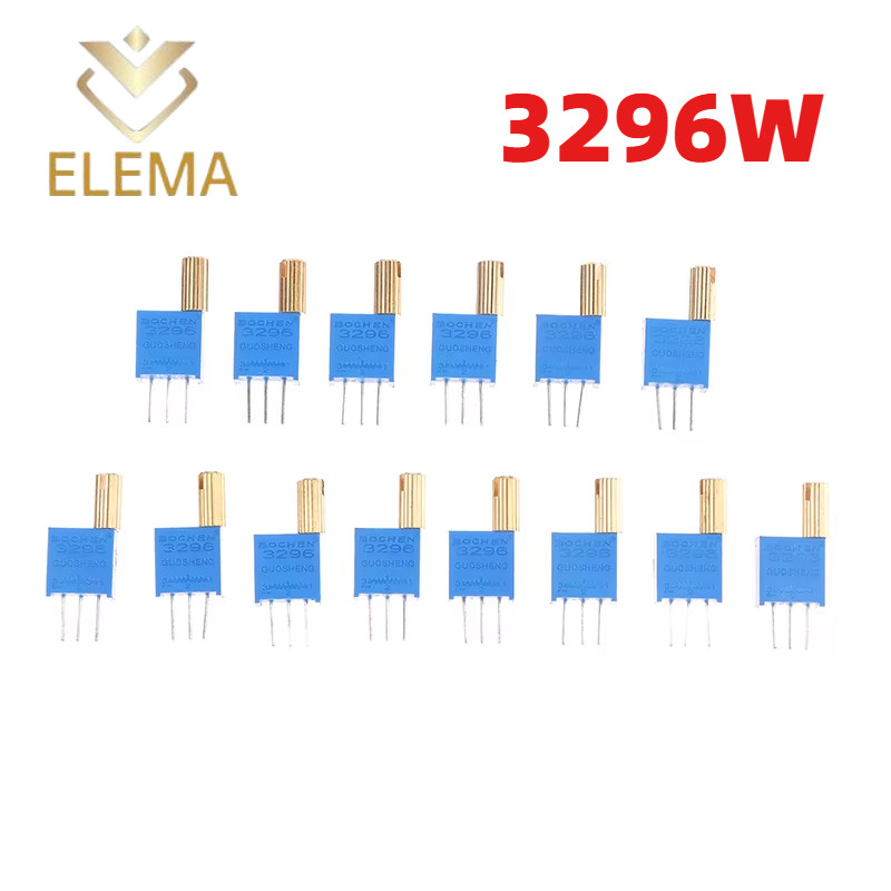 3296W Potentiometer 100R-2M 200R 1K 5K 200K 500K Precision Multiturn ...