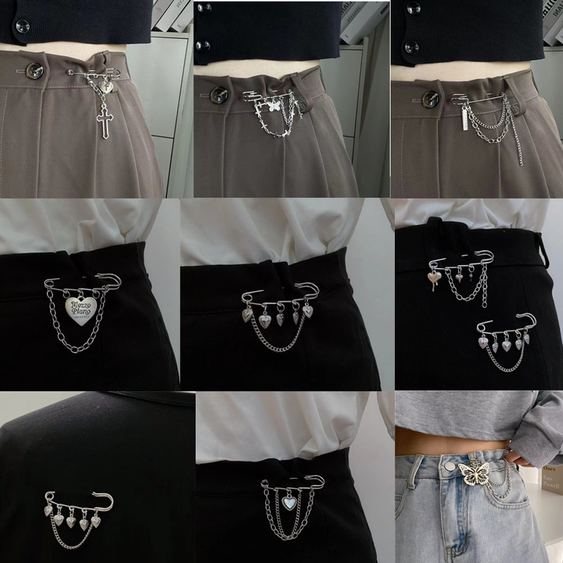 1pcs New Adjustable Clips for Pants Fastener Pants Pin Retractable ...