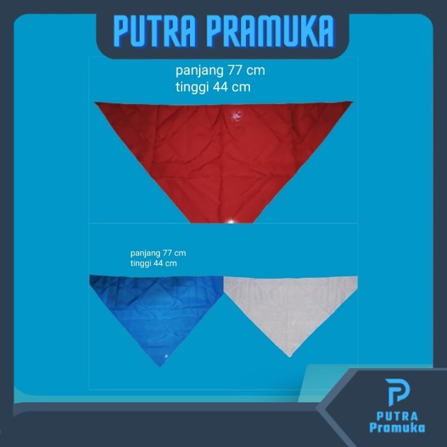 MERAH PUTIH Plain Scarf Middle School Size Pmr Pmi mitela red white ...