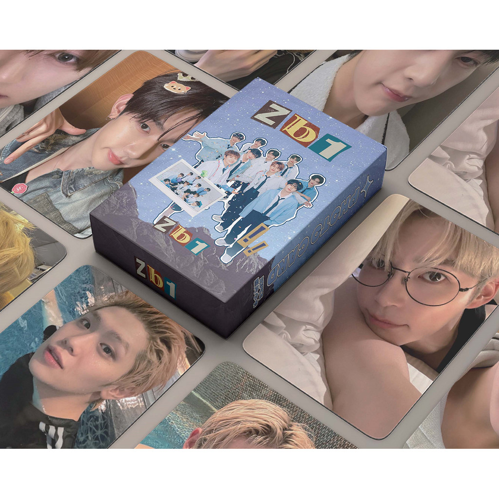 55pcs/box ZB1 Zhang Hao New Album YOUTH IN THE SHADE 2023 Lomo Cards Laser HOLOGRAPHIC ...