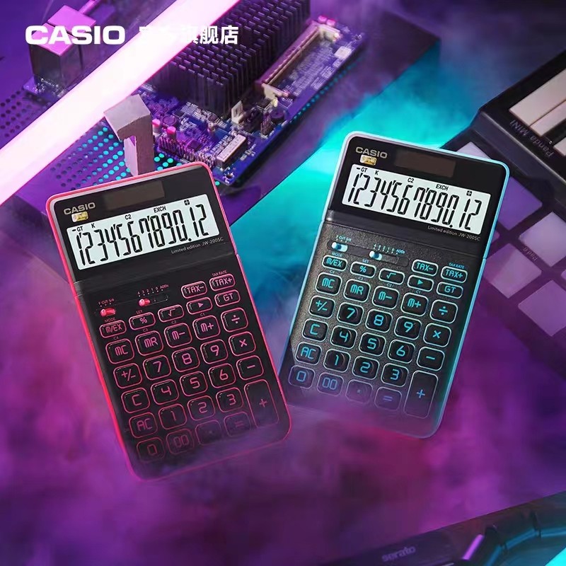 Casio calculator Jw200sc Stylish Desktop Calculator In Free Case Spot ...