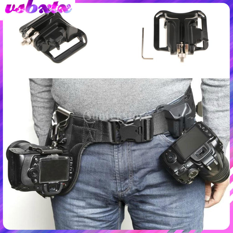 [vsbxtx] Fast Loading Waist Belt Buckle Button Mount Clip For DSLR/SLR ...