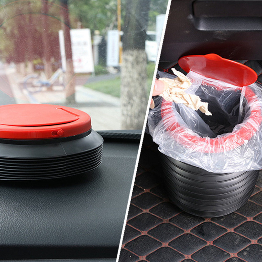 Retractable Folding Car Trash Bin Garbage Can Portable Telescopic ...