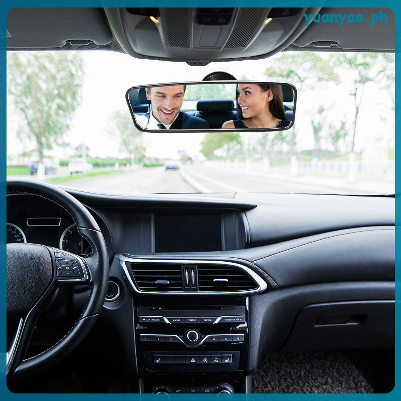 WINOMO Universal Car Rear View Mirror Interior Suction Cup Wide Angle ...