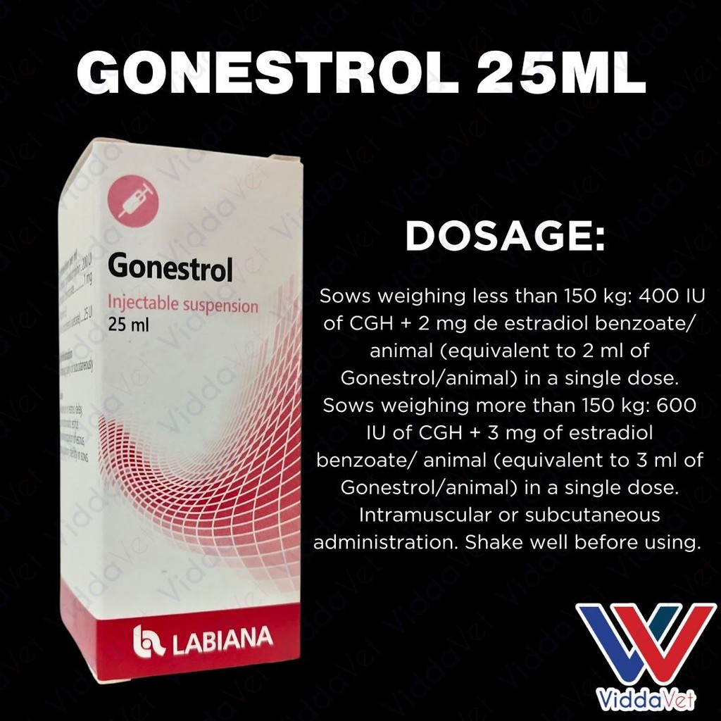 Gonestrol 25ml: Enhancing Fertility in Animals | Shopee Philippines