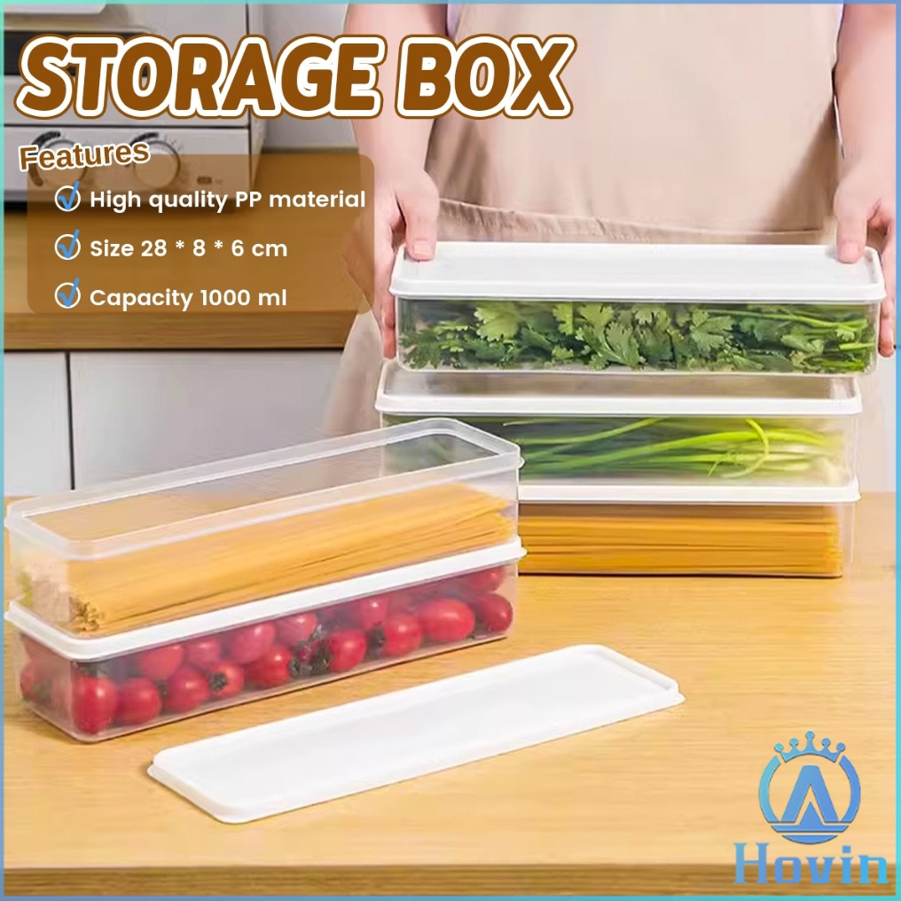 HOV Sealed Noodles Storage Box Fridge Refrigerator Box Pasta Food Fresh ...