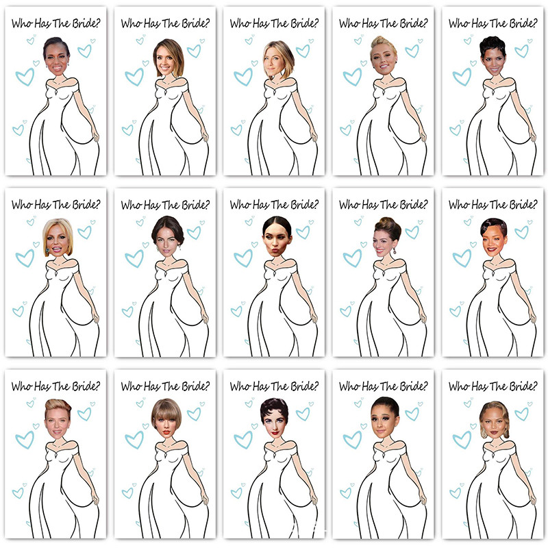 [GOI] Bridal Shower Games - Who Has The Bride Scratch Off Celebrity ...