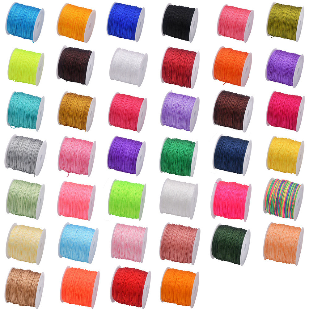 No. 72 Corn Thread 0.8mm 45m Foot Rice DIY Hand-woven Wire Nylon Hand ...