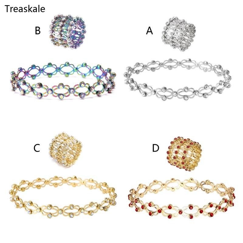 TREA Fashion Stretchable Twist Folding Ring 2 in 1 Magic Retractable ...