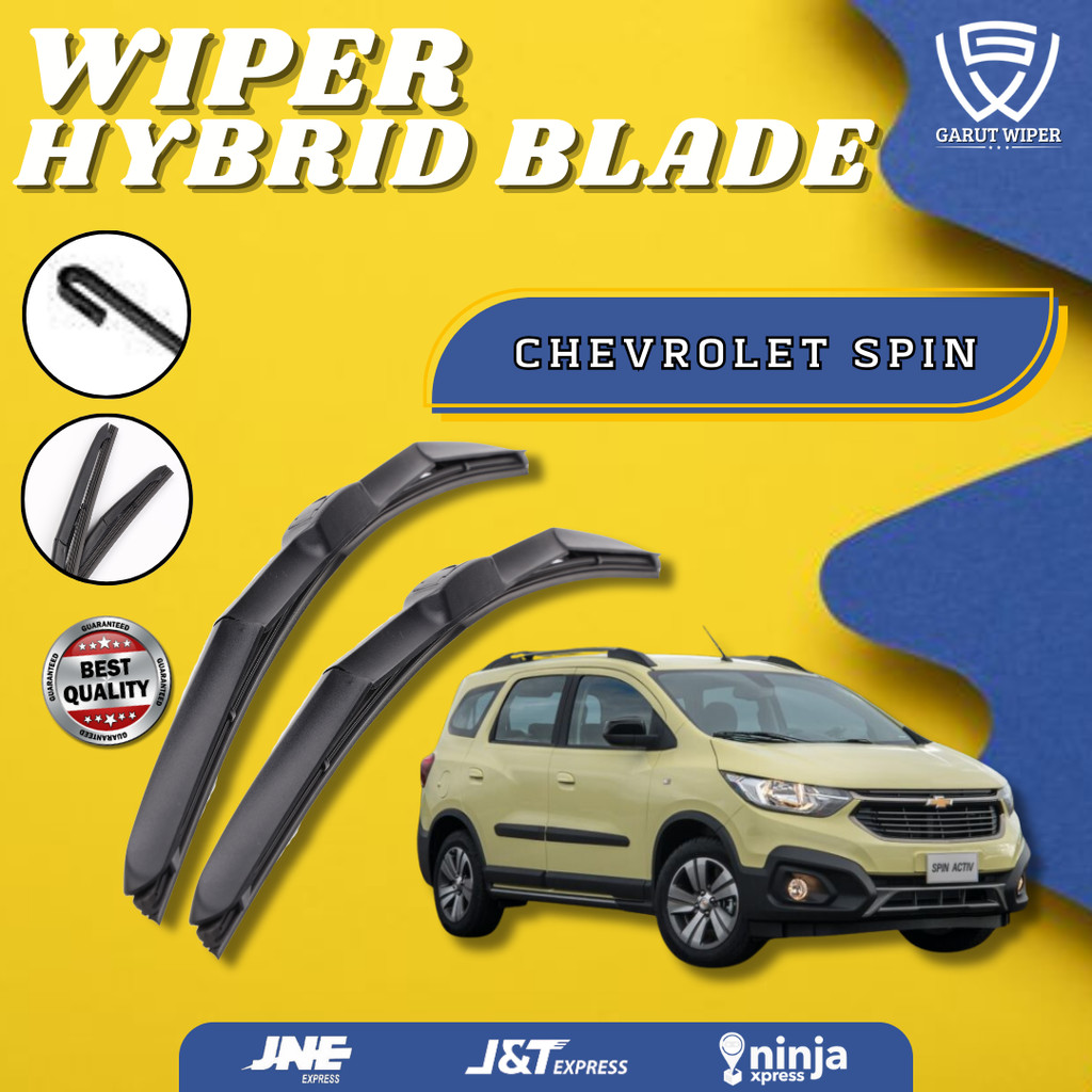 Chevrolet Spin Hybrid Blade Car Wiper Aerodynamic Design 1 Set Left ...