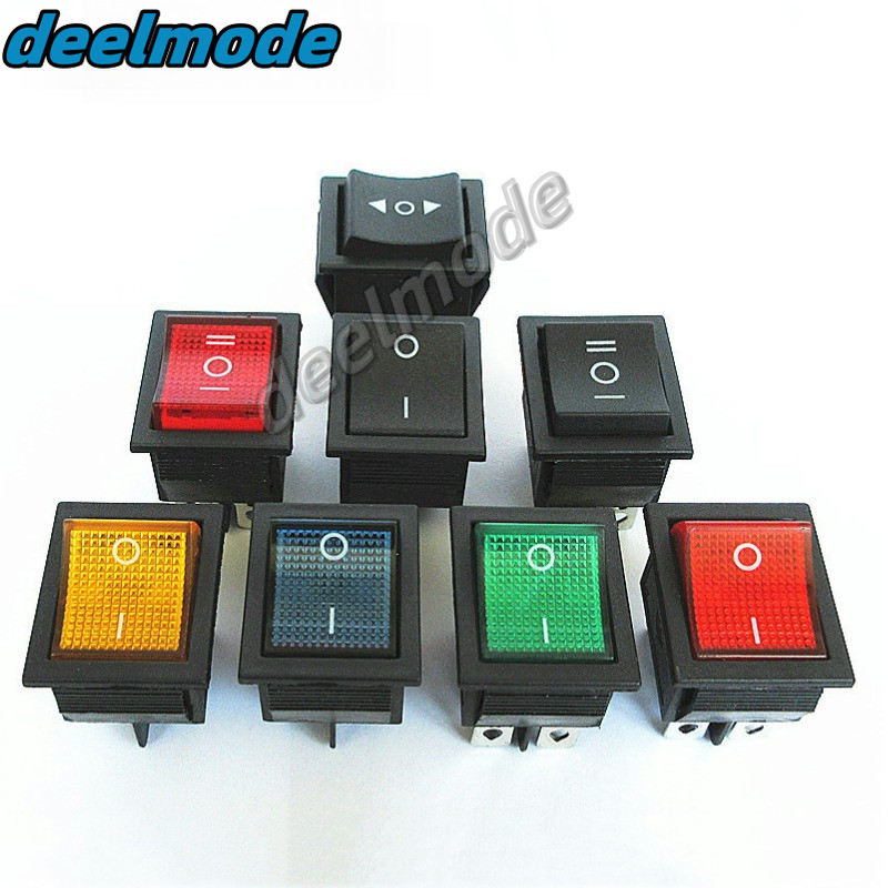 KCD4 Rocker Switch Power Switch 2 position/ 3 position 6 Pins ...