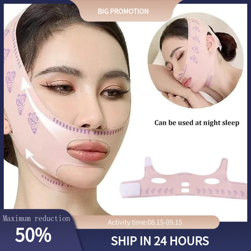 Breathable V Face Band Cheek Lift Up Face Mask Face V Shaped Face ...