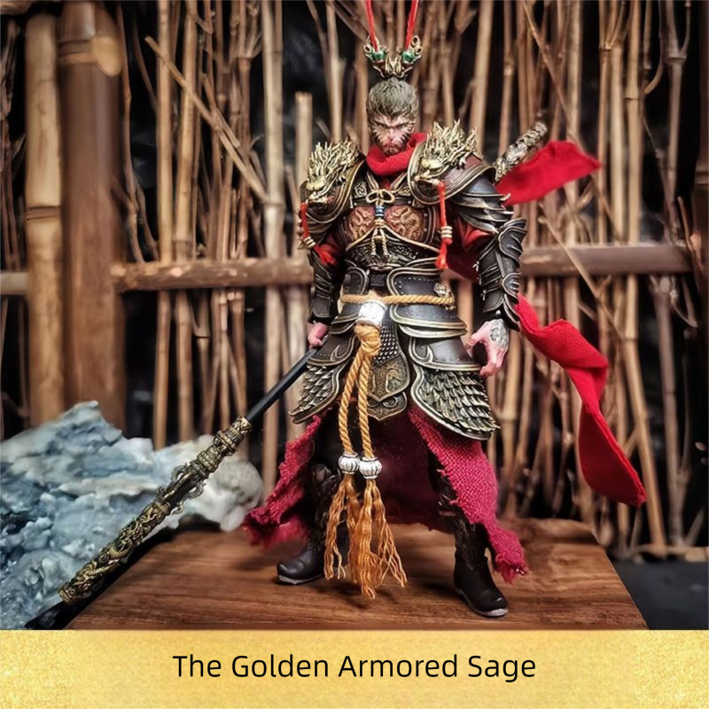 Golden Armor Dasheng Black Myth GK Figure Trendy Play Model Statue ...