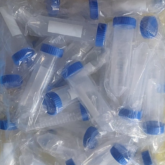 50mL Conical Centrifuge Tube, Sterile Disposable Plastic Centrifuge ...