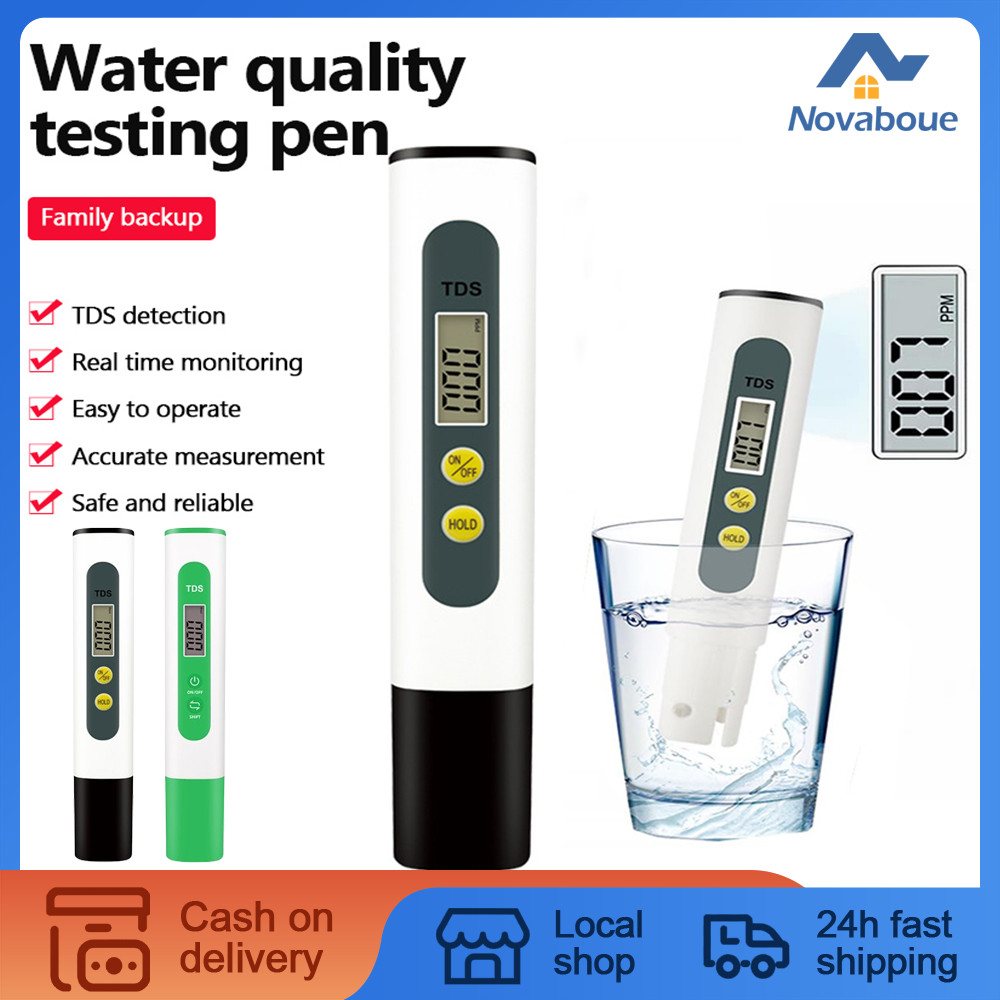 TDS Water Quality Tester Range 0-9990ppm Meter for testing Water Purity ...