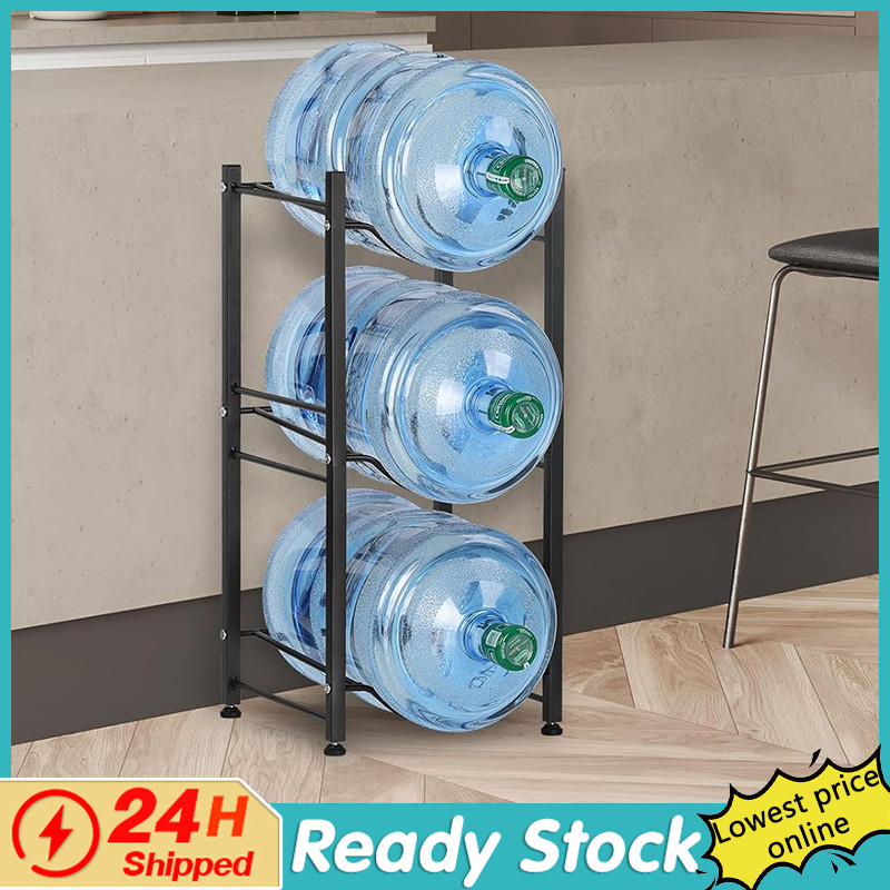 Kitchen Organizer Rack 3 Layer Water Gallon Rack Water Dispenser Rack ...