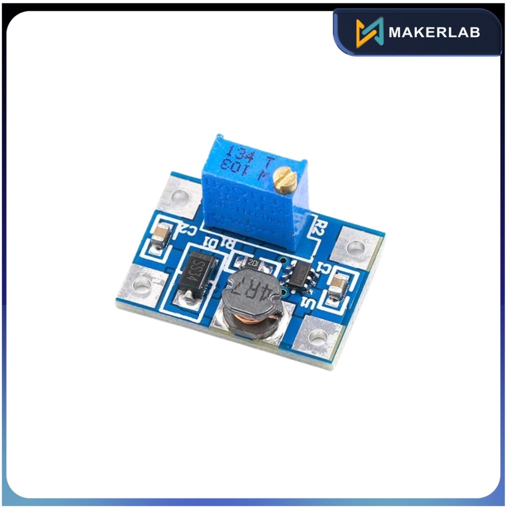 SX1308 Adjustable Power Supply Step-Up 28V 2A 1.2Mhz Booster Module DC ...