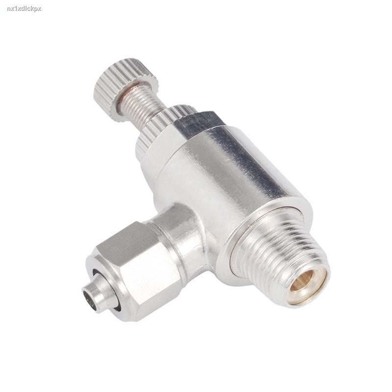 Copper quick screw joint throttle valve SL adjustment pneumatic trachea ...