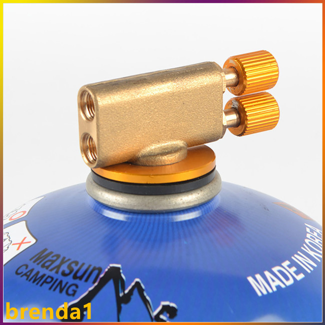 Best Price! Gas Burner Camping Gas Stove Safety Switch Double Head ...