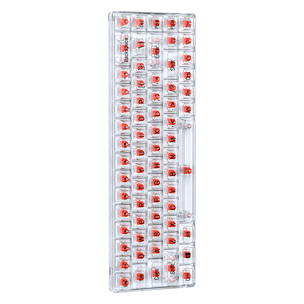 T-wolf Thunder WOLF T40 Transparent Mechanical Keyboard Mixed Light 68 ...