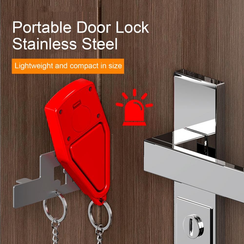 Travel Accommodation Door Security Lock With Alarm Home Room Hotel Anti ...