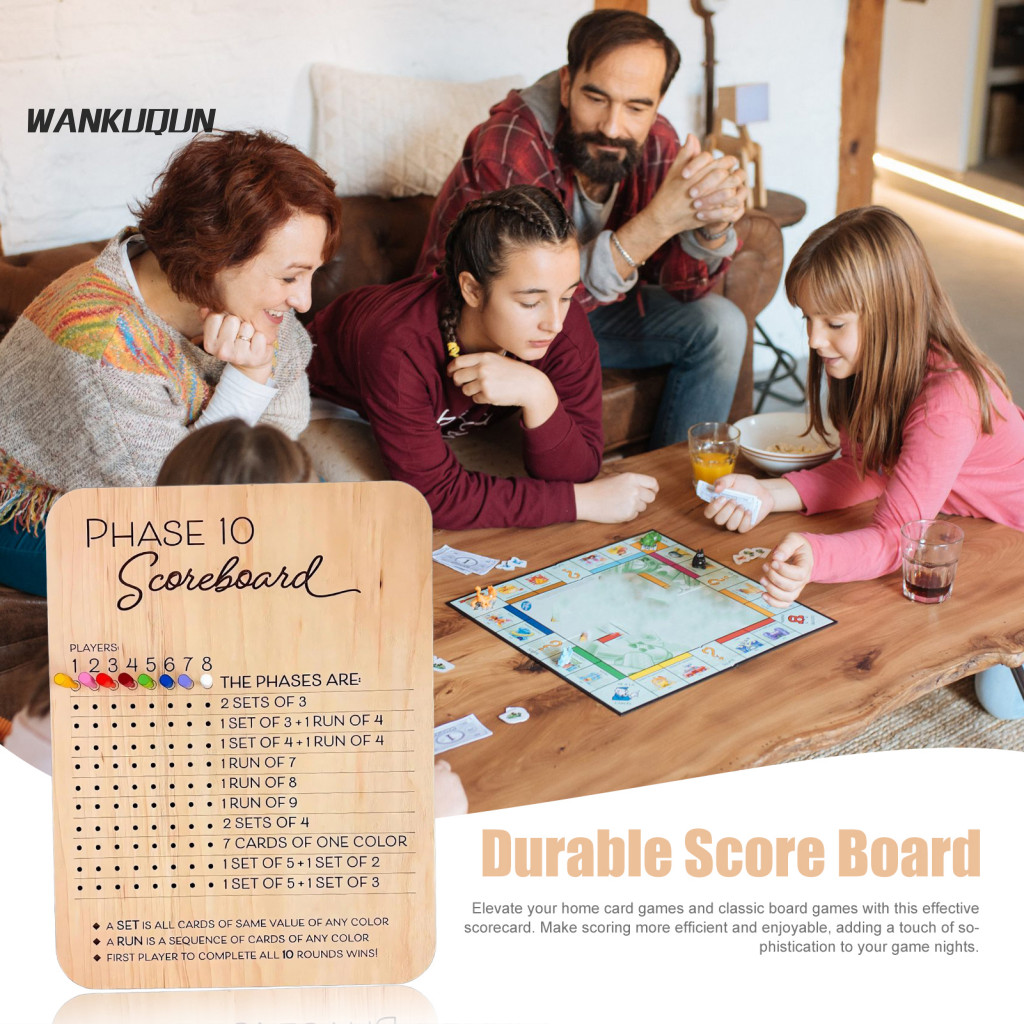 [Ready stock] Compact Score Tracker Heavy Duty Scoreboard Wooden ...