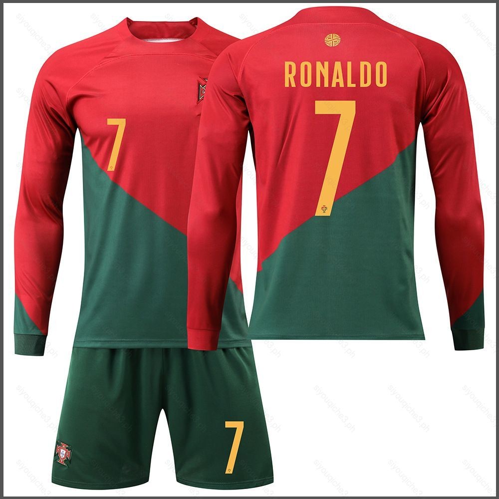 SY3 2Pie/Set 22-23 Portugal national Home Jersey Ronaldo Football Long ...