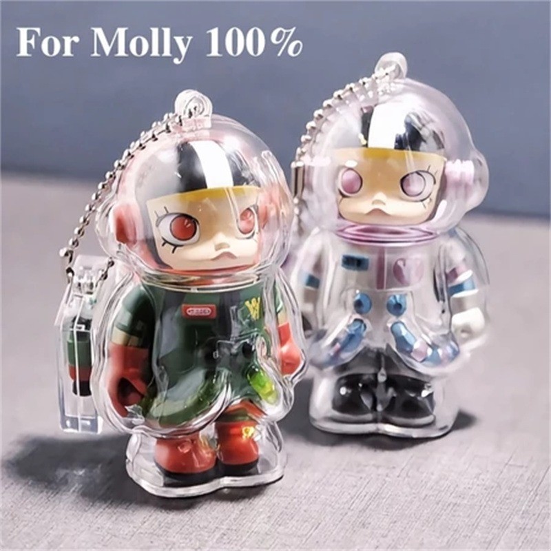 Molly 100% clear acrylic case making Keychain (Molly not included ...