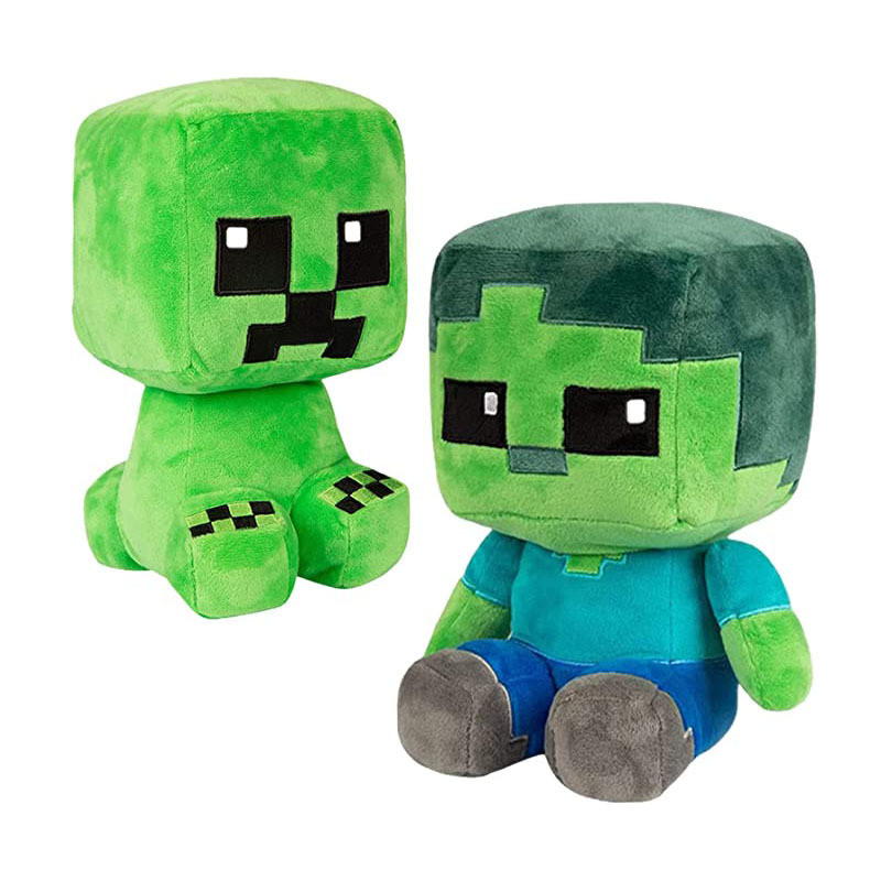 Minecraft Game Doll Sitting Creeper Zombie Children Doll Factory Direct ...