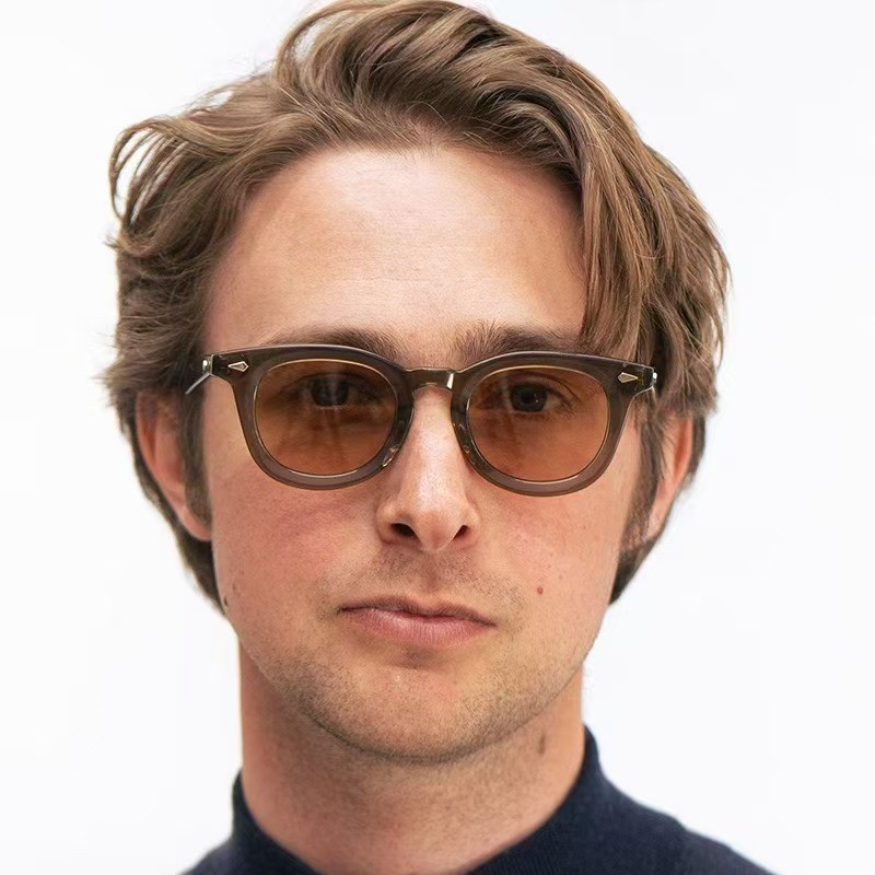 Fashion New Style Unique Small Frame Sunscreen Sunglasses Retro Men ...