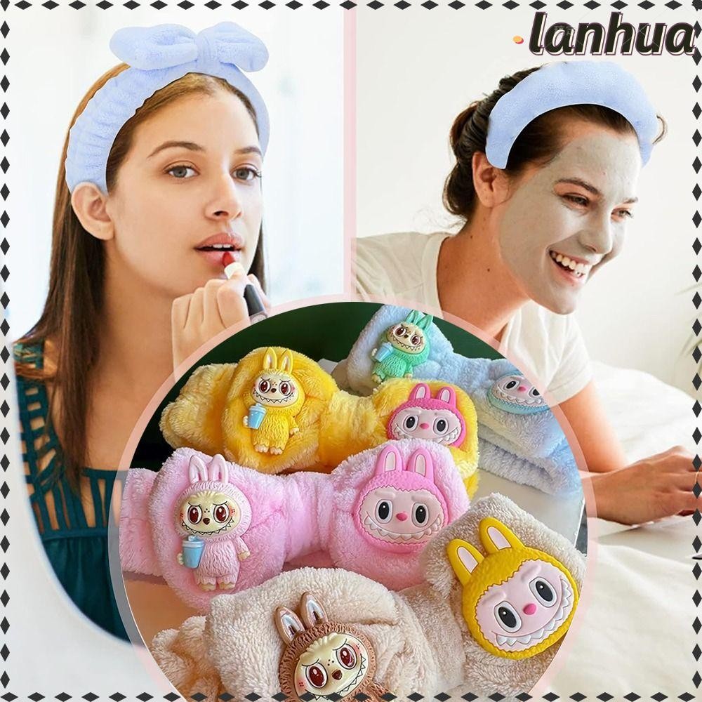 LANHUA LABUBU Hair Bands, Cartoon Multicolor Face Wash Headband, Cute ...