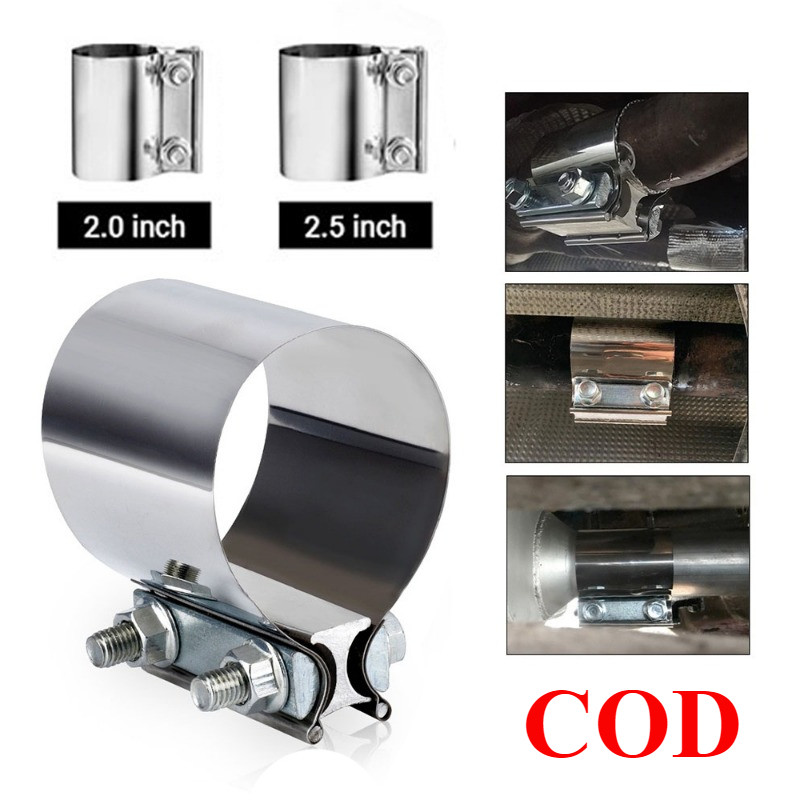 COD 2.0/2.5 Inch Steel Exhaust Pipe Sleeve Butt Joint Exhaust OD Pipe ...