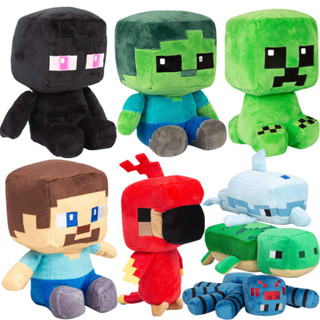 2025 New Minecraft Plush Steve Creeper Enderman Zombie Alex MC Plush ...
