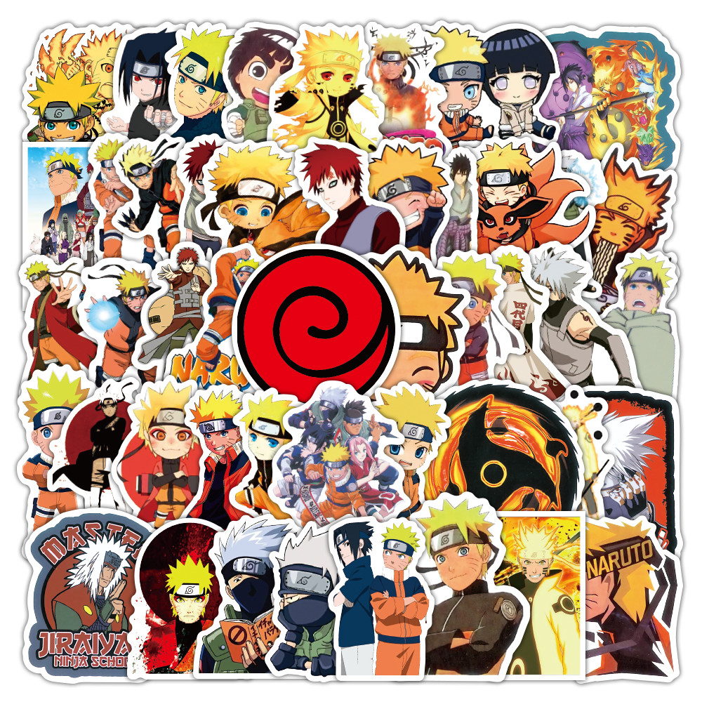 50 Sheets Bonds of Konoha Sticker Set - Anime Graffiti Decals for Skins ...