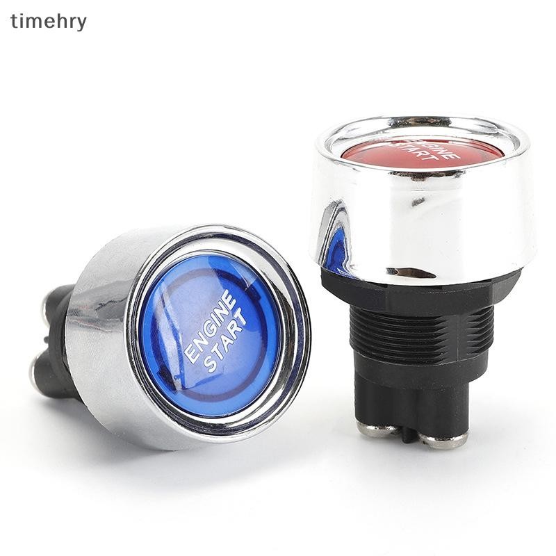 TY 1PC 12V 50A 3 Pin SPST Momentary Keyless Push Button Starter Switches ON OFF For Cars Marine ...