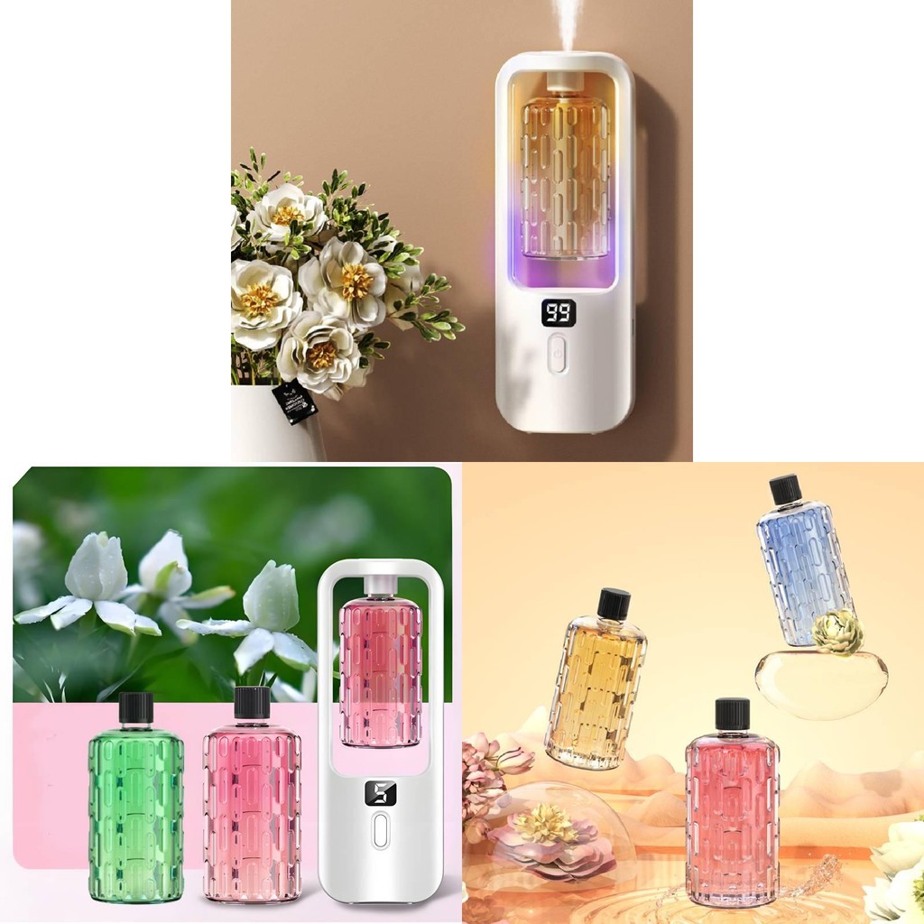 Rechargeable Aroma Diffuser Air Freshener Essential Oil Diffuser Spray ...