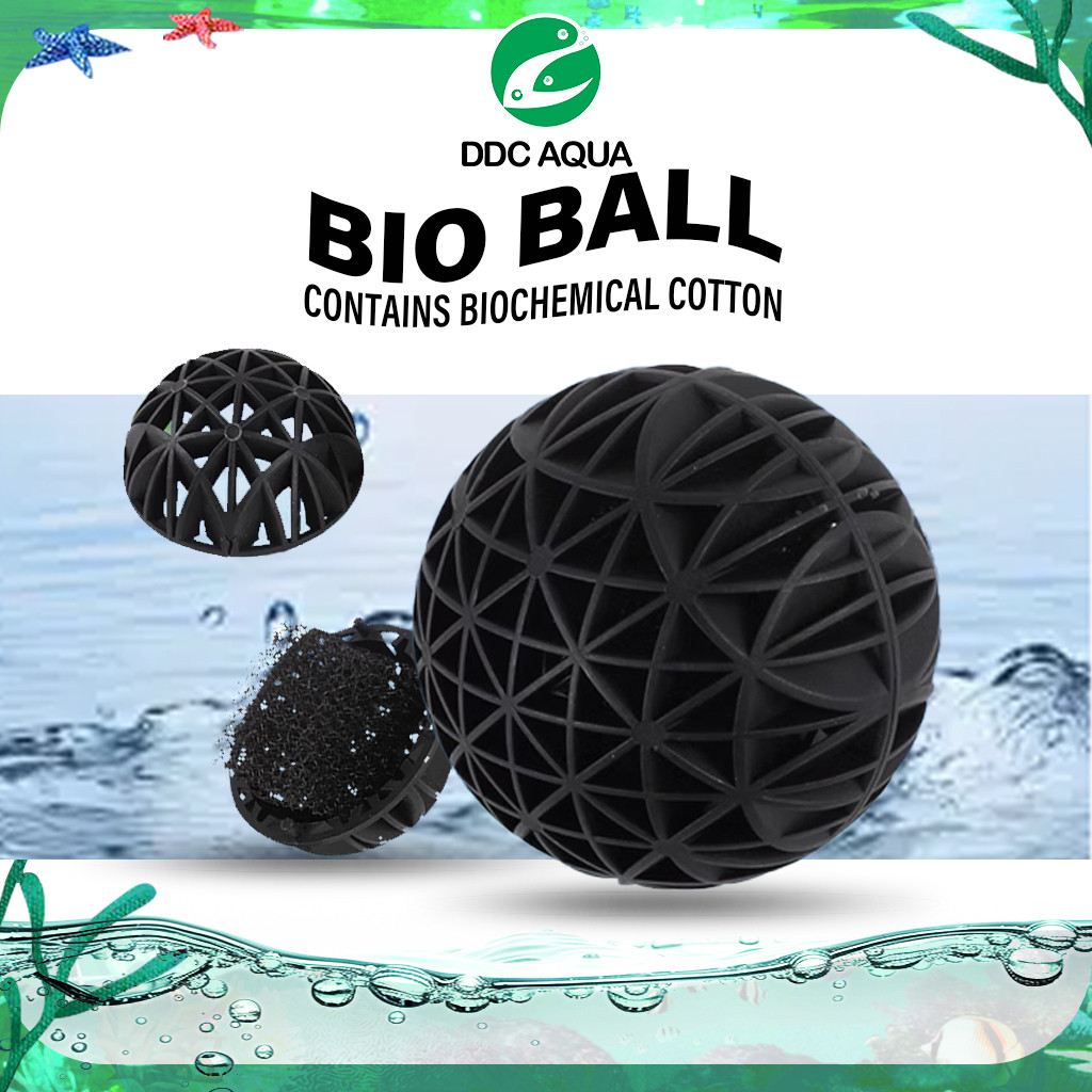 Bio Balls Bioballs Aquarium Filter Media With Foam | Shopee Philippines