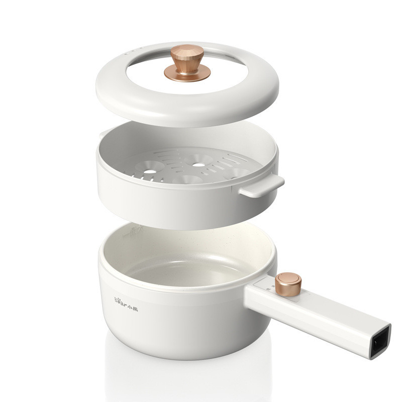 Bear DRG-P16M2Electric Cooker with Steamer Basket1.6L Electric Hot Pot ...