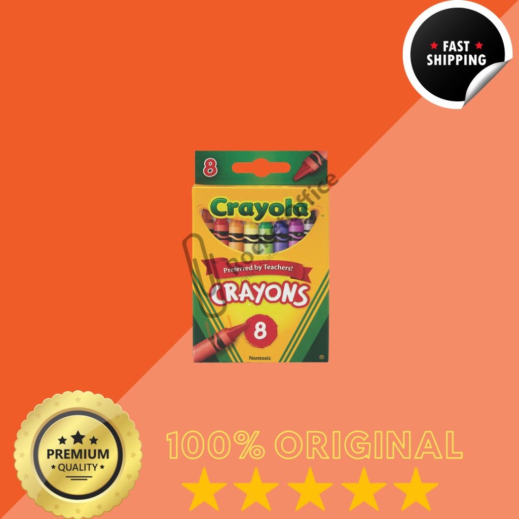 Crayola Classic Crayons 8 Colors | Shopee Philippines