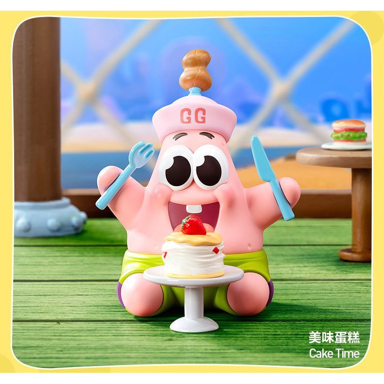 Official original POPMART SpongeBob SquarePants Friends Series Figure ...