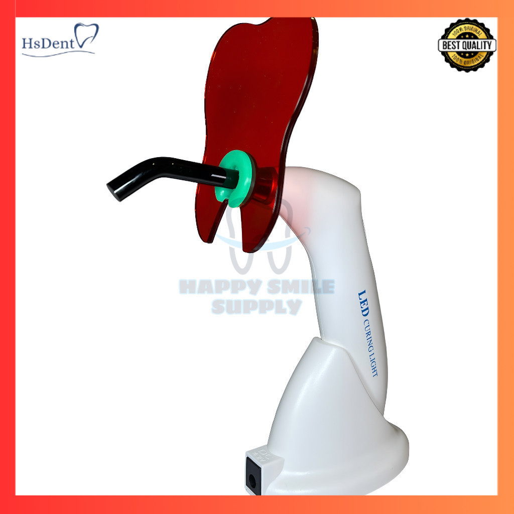 HSDENT Rechargeable LED Dental Curing Light Cure Lamp Gun Type 3 Modes ...