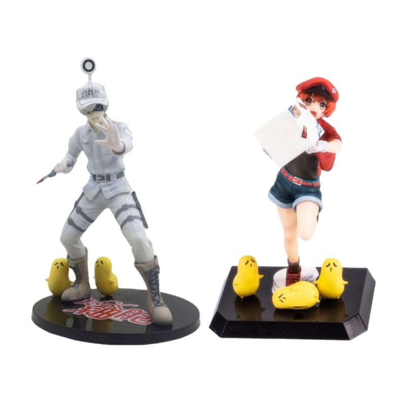 Cells At Work! White Blood Cell (Neutrophil) and Red Blood Cell Statue ...