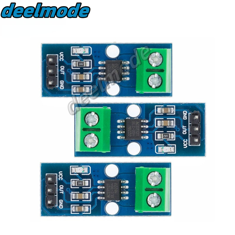 ACS712 5A 20A 30A Range Hall Current Sensor Module for Arduino ACS712 ...