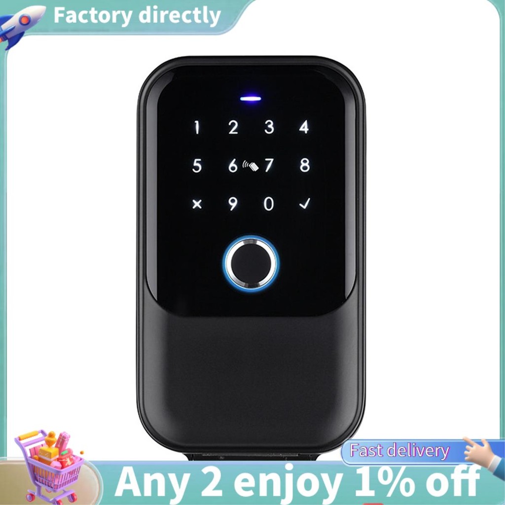 LU-Waterproof Cover Safe Tuya Code Fingerprint Bluetooth Wifi Smart Key ...