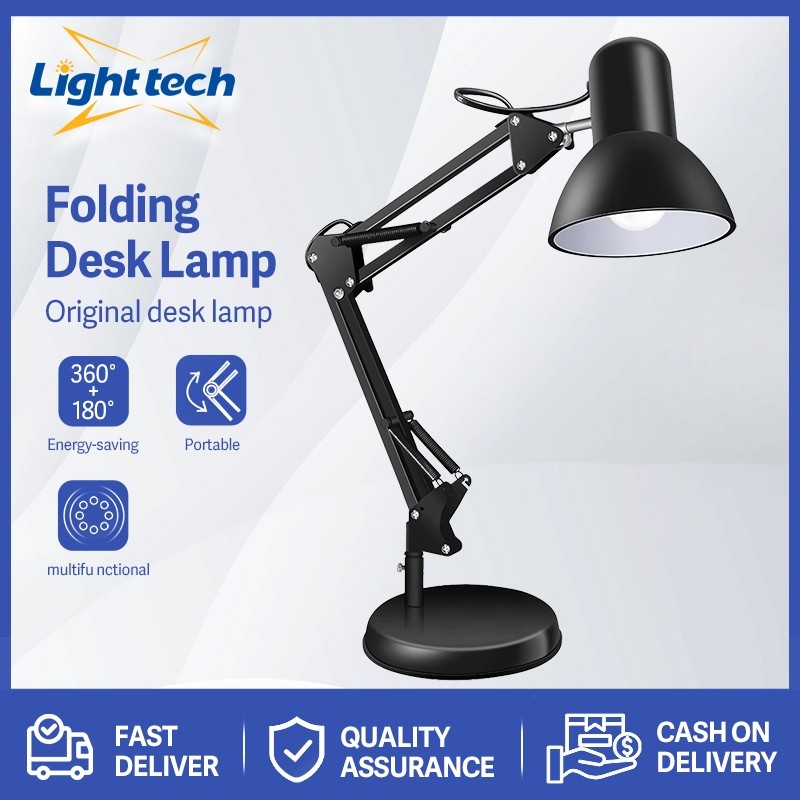 Light Tech Study Table Lamp Office Desk Light With Flexible Swing Arm ...