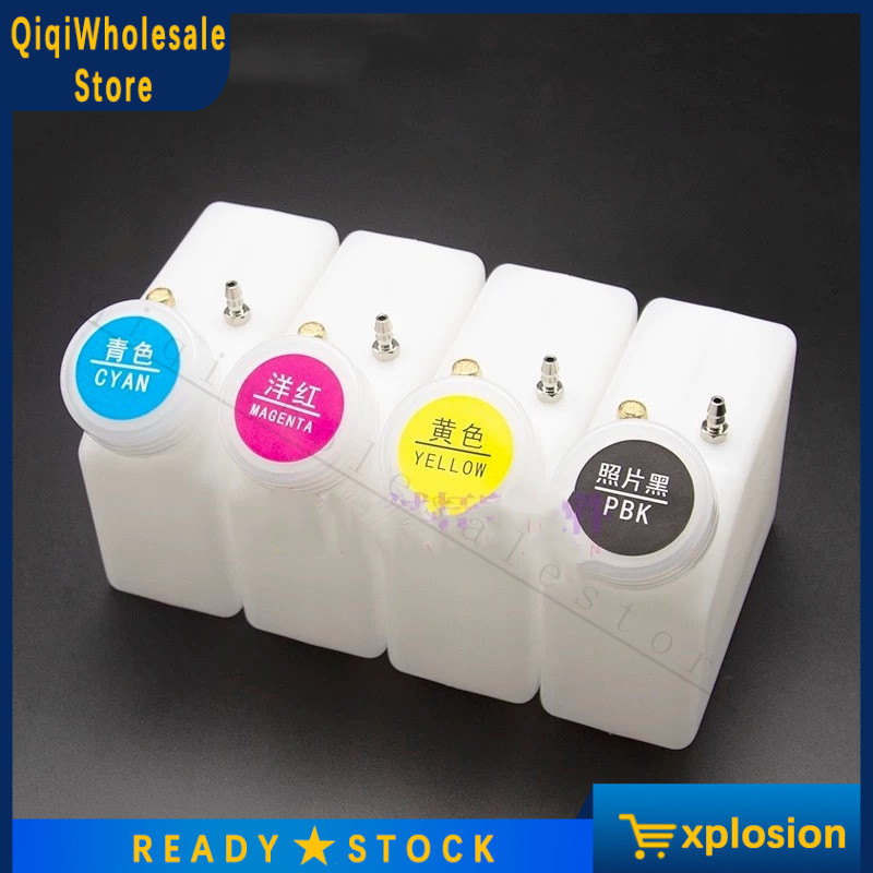 4pcs cmky 250ML Ink Tank Continuous Supply Ink System with Stirring ...
