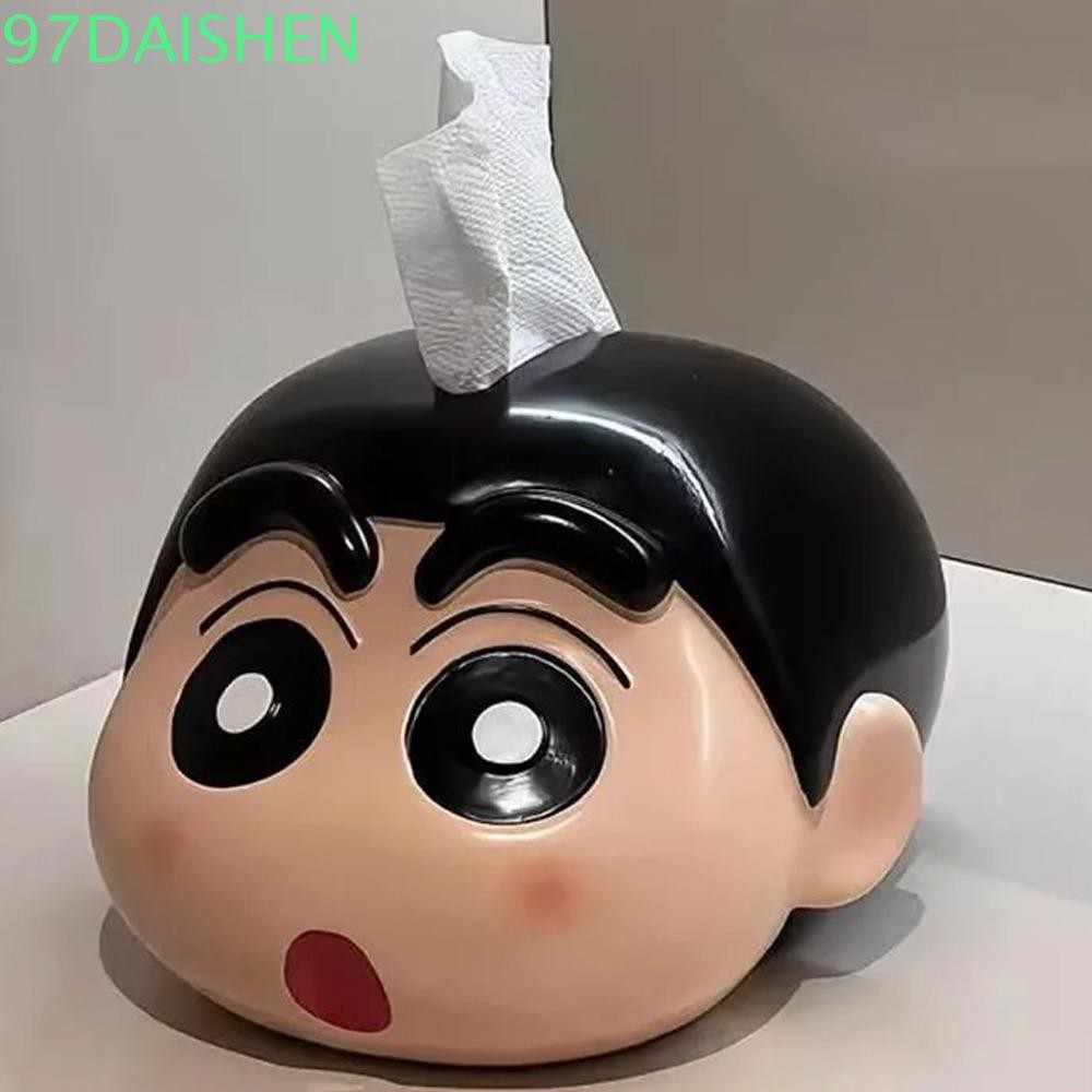 DAISHEN Crayon Shin-chan Tissue Box, Figure Model Doll Toy Crayon Shin ...